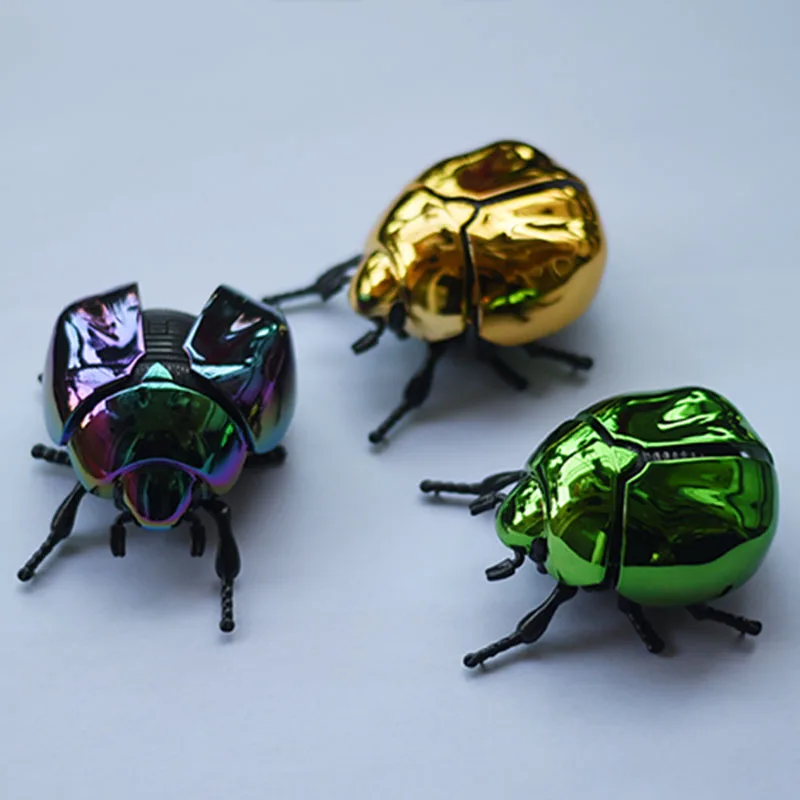 Wind Up Beetle Bionic Toys Creative Prankster Animated Insect Toy Model ...