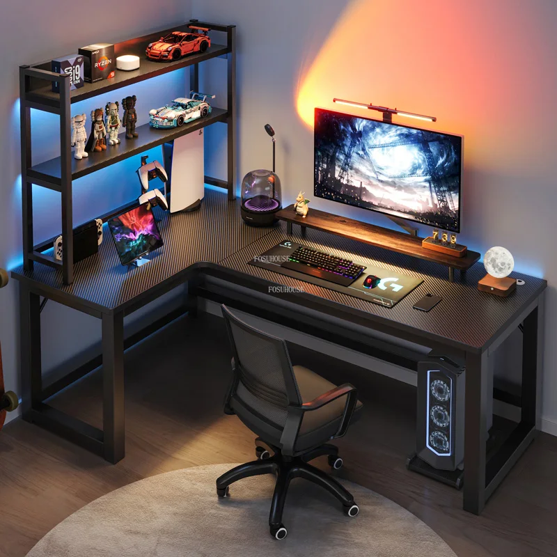 Wooden Gaming Computer Desk