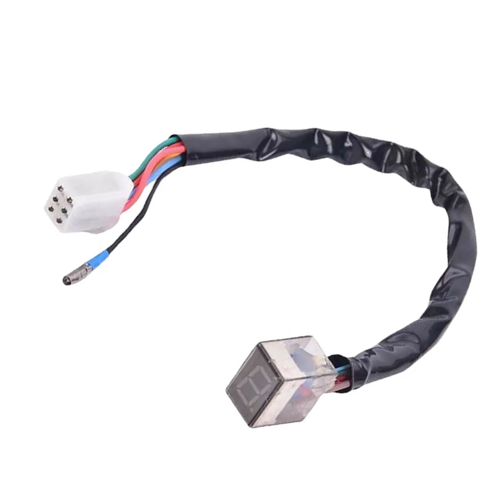Universal Motorcycle Digital LED Display Gear Indicator Waterproof ...