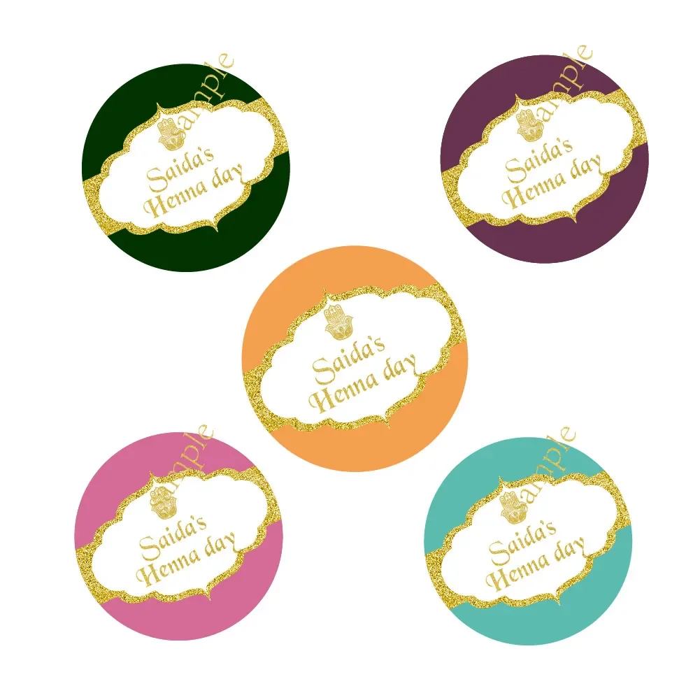 72-45pcs-Personalised-Gold-Indian-Henna-Day-Mehndi-Bag-Gift-Label ...