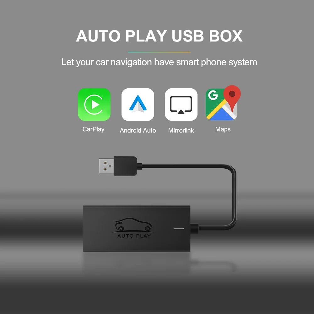 Mini CarPlay Ai Box Android 11 TV Box sans fil CarPlay Android Auto USB ...