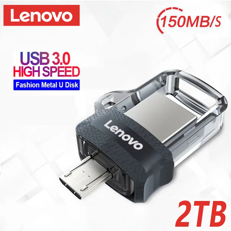 Lenovo Usb 3.0 2tb Flash Drives Metal High Speed Pendrive 1tb 512gb ...