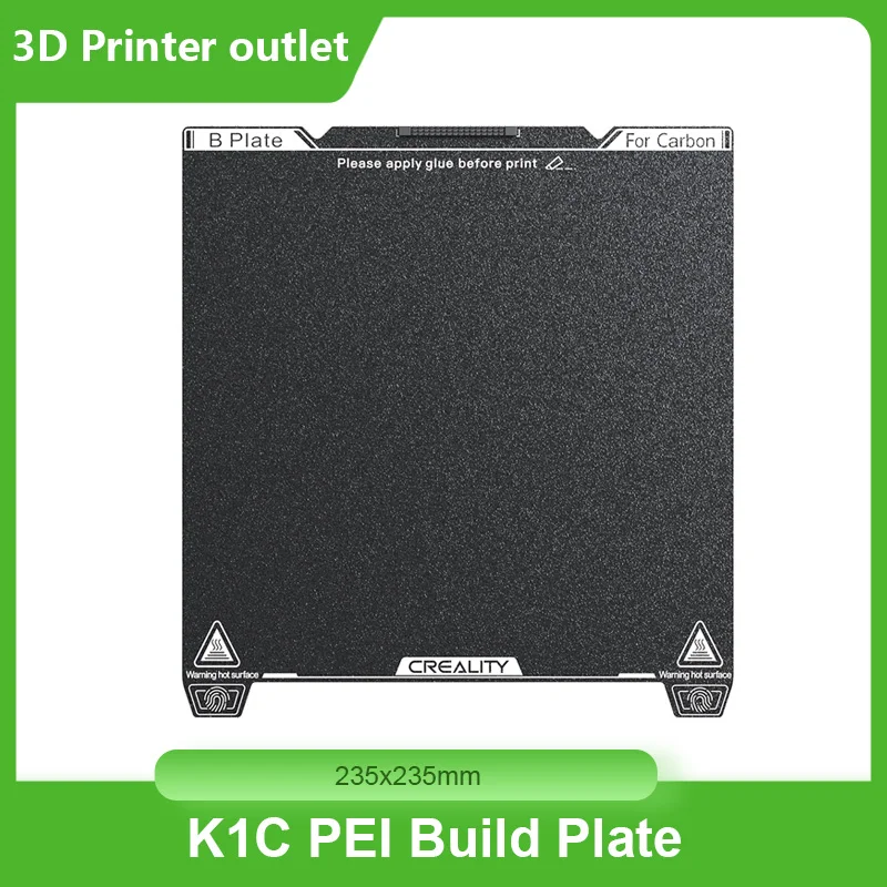 Creality-K1C-PEI-Build-Plate-235x235mm-Without-Soft-Magnetic-Easy-Model ...