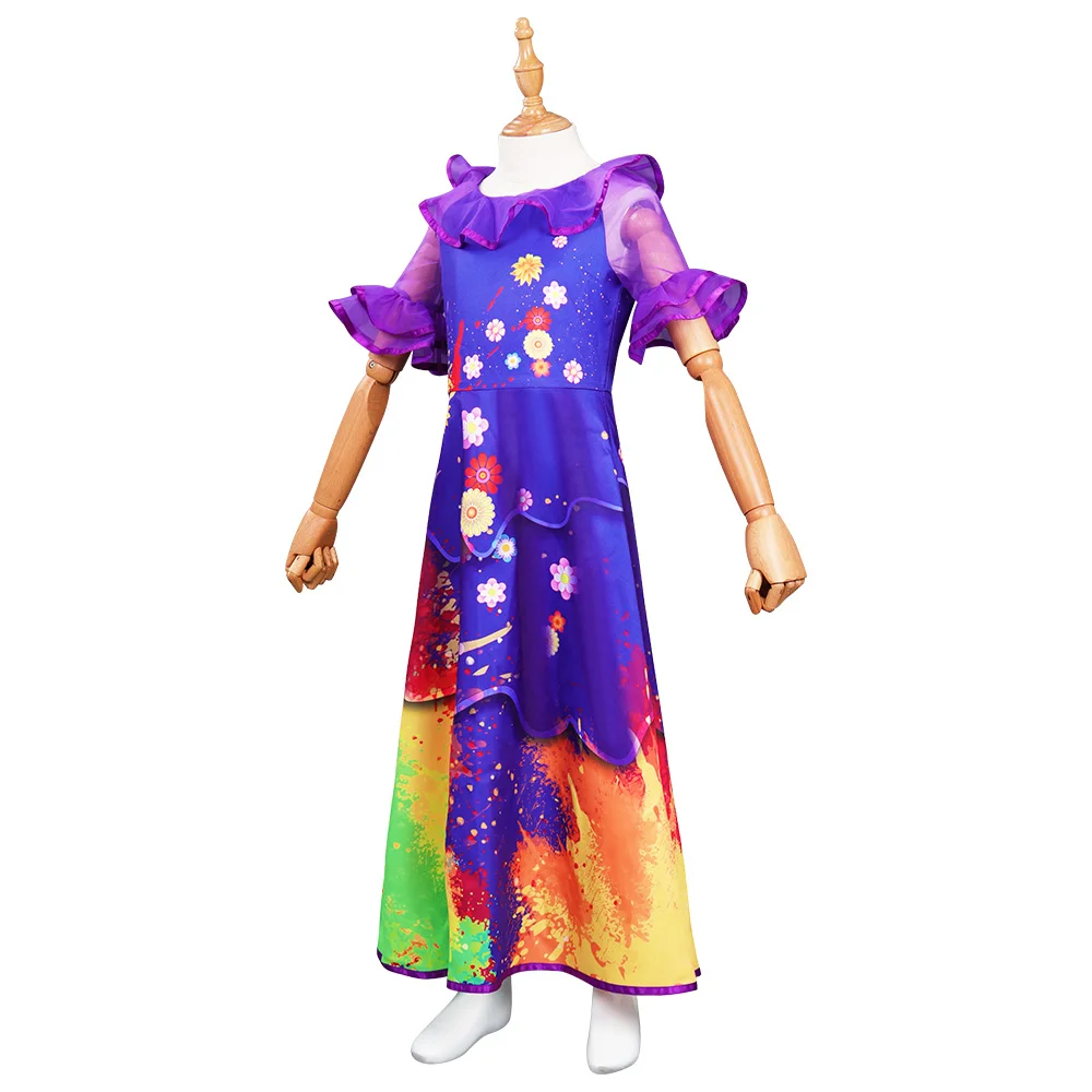 Movie Encanto Isabela Madrigal Cosplay Costume - AllCosplay.com