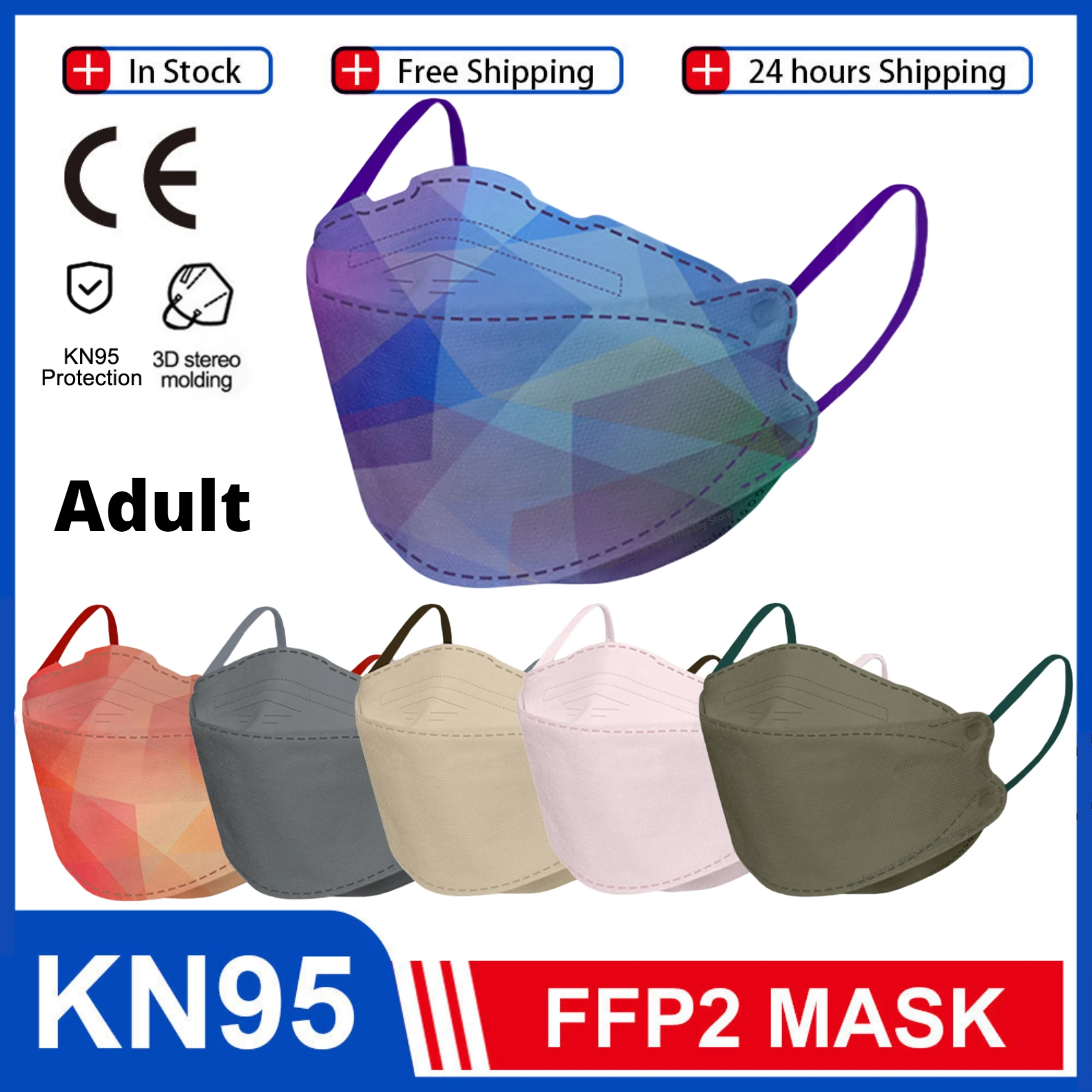 Mascarillas-FFP2-reutilizables-para-adulto-m-scara-de-pescado-KN95-de ...
