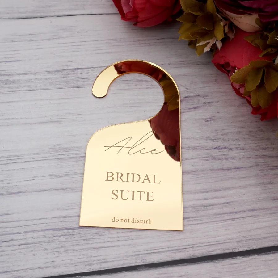 1pcs Customized Wedding Door Sign Party Favors Personalized Bridal Name ...