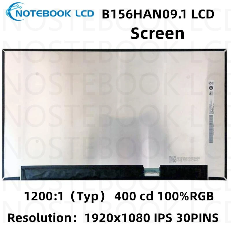 15.6" Slim LED matrix for HP Probook 450 G8 laptop lcd screen panel ...