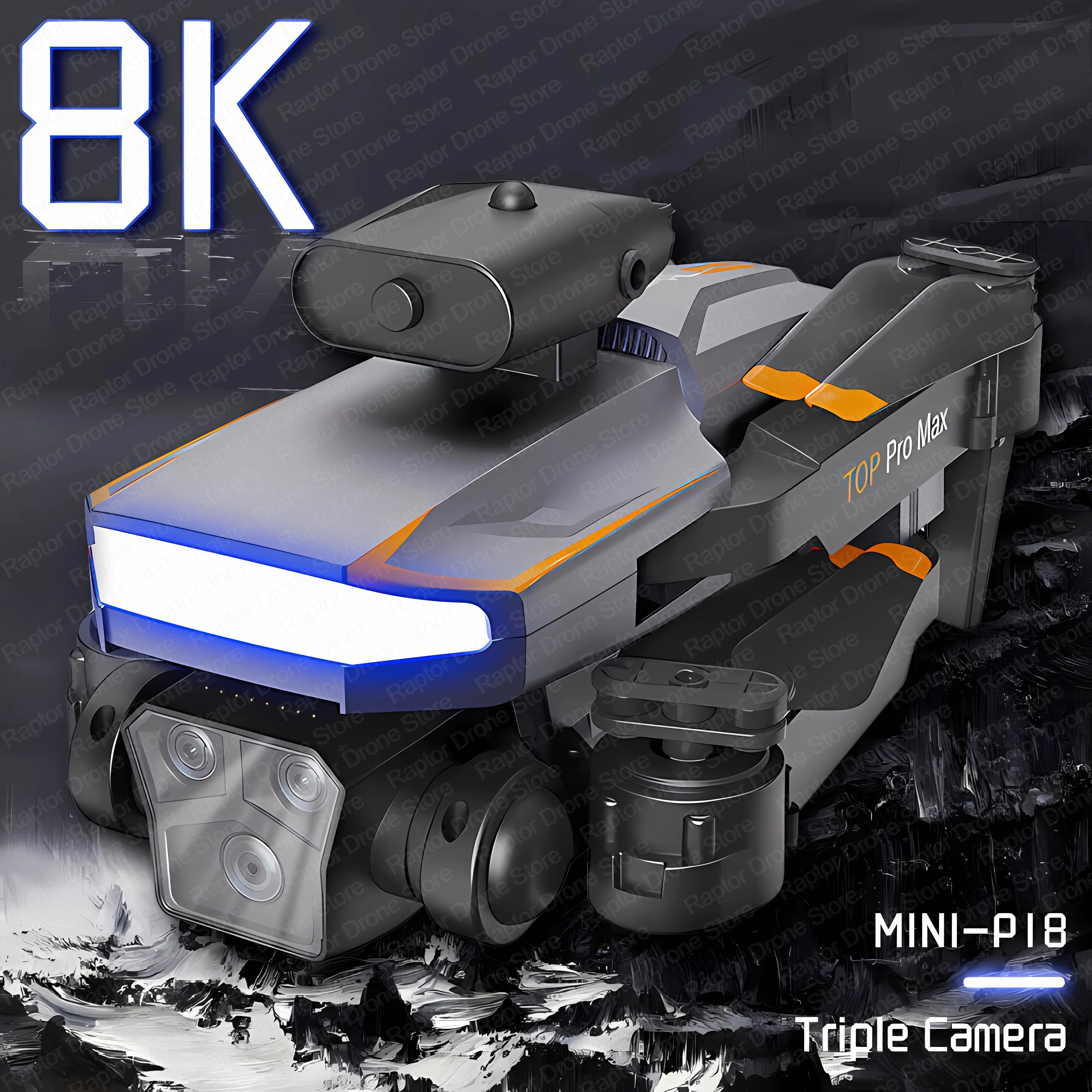 New-P18-8K-RC-Drone-4K-Professinal-With-Three-Camera-Wide-Angle-Optical ...