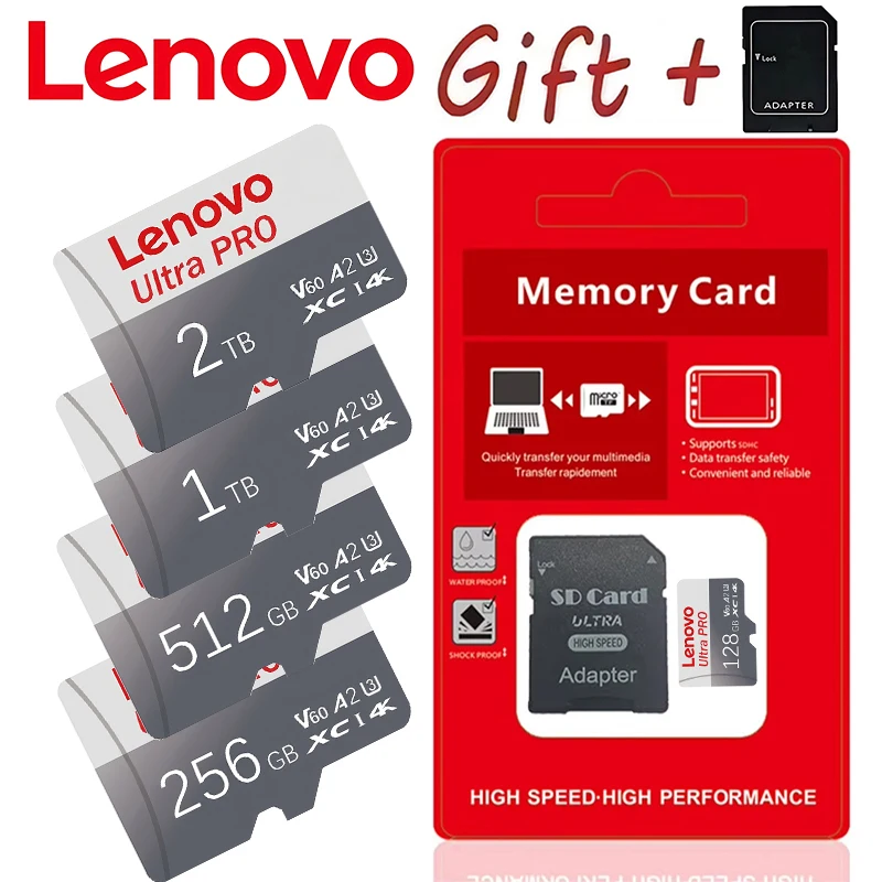 Lenovo 2TB 1TB High Speed Memory Card 2TB Flash Drives Metal Pendrive ...