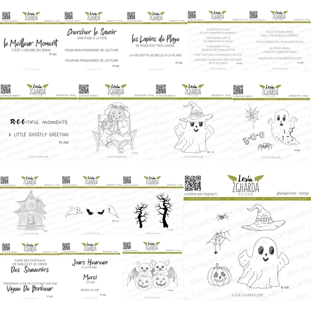 Halloween-Ghosts-Appear-Clear-Photopolymer-Silicone-Stamps-for-DIY ...