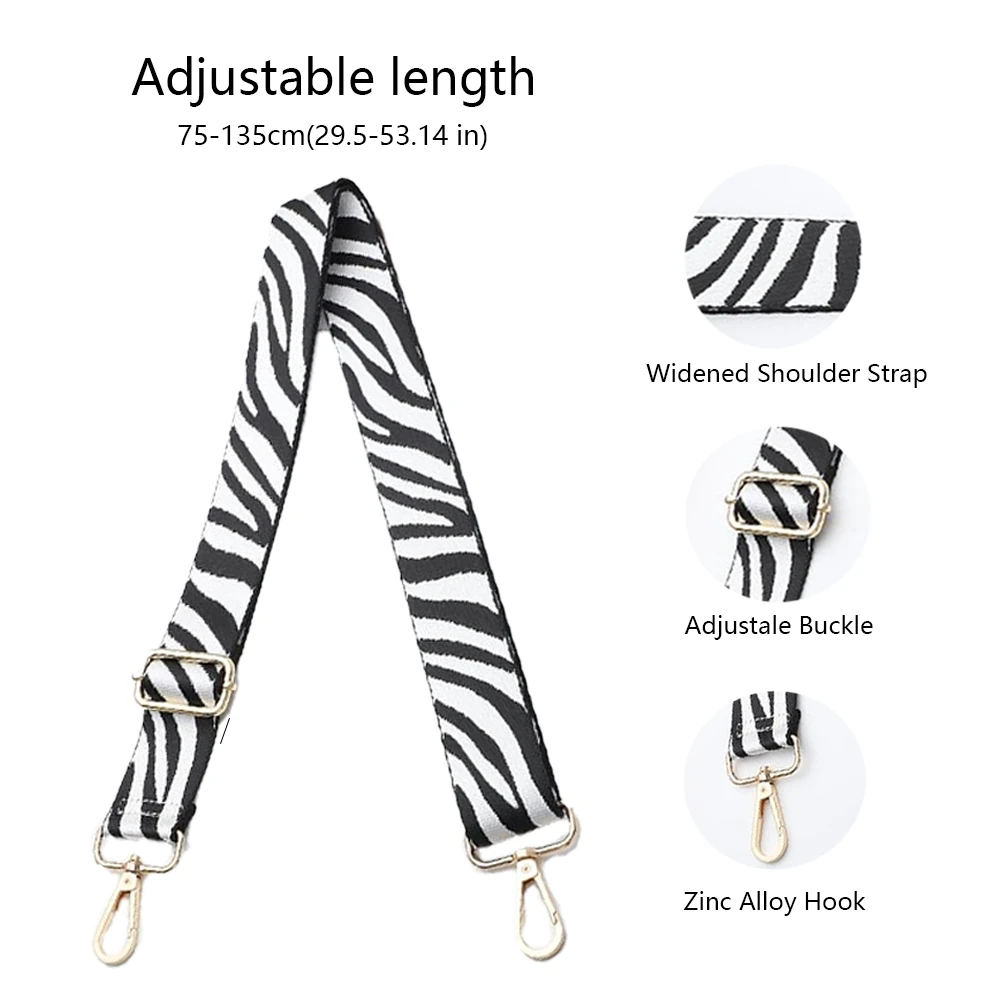 Shoulder Strap Replacement Nylon Adjustable Crossbody Bags Ethnic Style ...