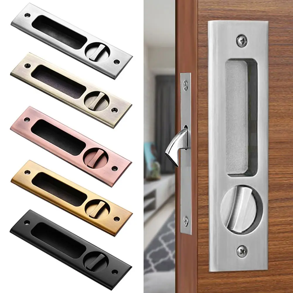 New-Sliding-Door-Lock-Sliding-Door-Wooden-Door-Bathroom-Bedroom-Double ...