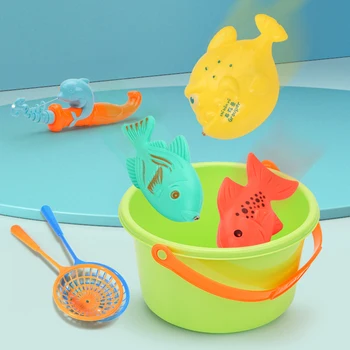 Double shell fishing toy children puzzle boys and girls pool set of ...