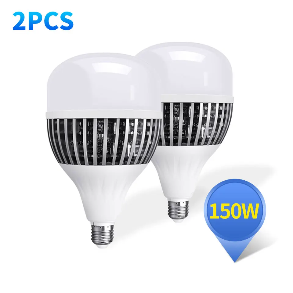 2PCS-High-Power-LED-Bulb-Lamp-Light-150W-E27-220V-Lamp-Bright-Lampada ...