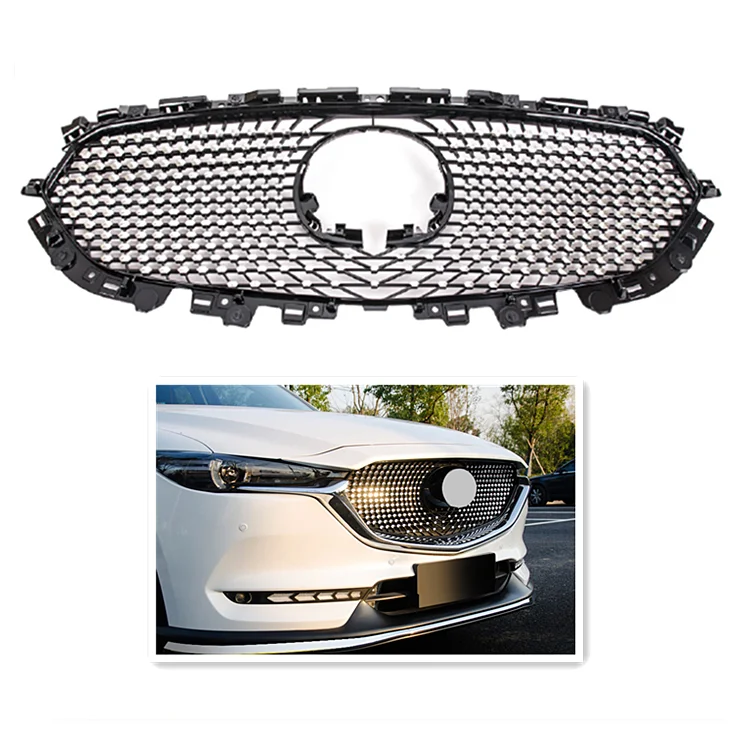 Automotive-Parts-Radiator-Grille-For-MAZDA-CX5-2017-2019-Upgrade ...