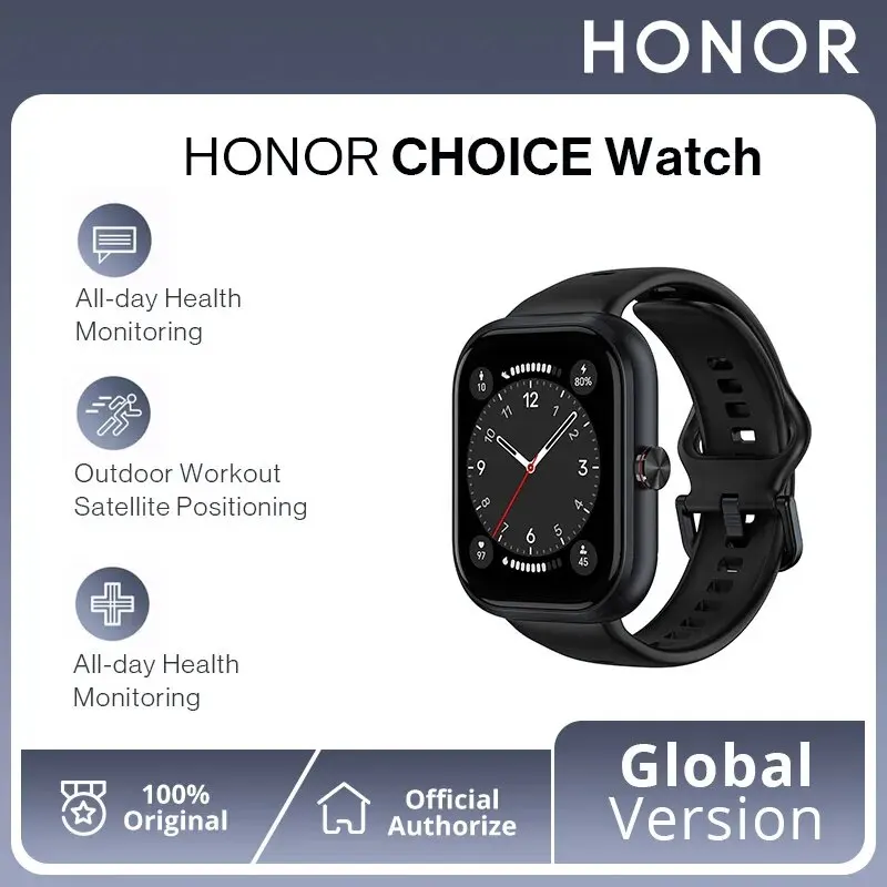 HONOR CHOICE Watch 1.95" AMOLED Display Bluetooth Calling 120 Workout ...