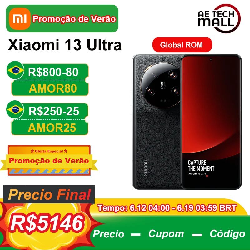 Xiaomi-13 Smartphone Ultra, ROM Global, Snapdragon 8 Gen 2, IMX 989 ...