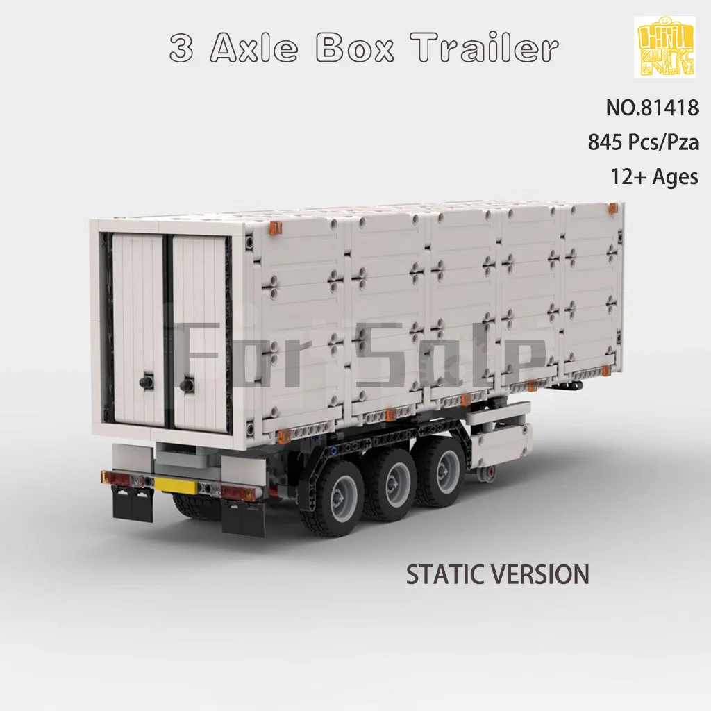 Moc 3 Axle Box Trailer FOR Fmax2018 European Heavy Truck Model With PDF ...
