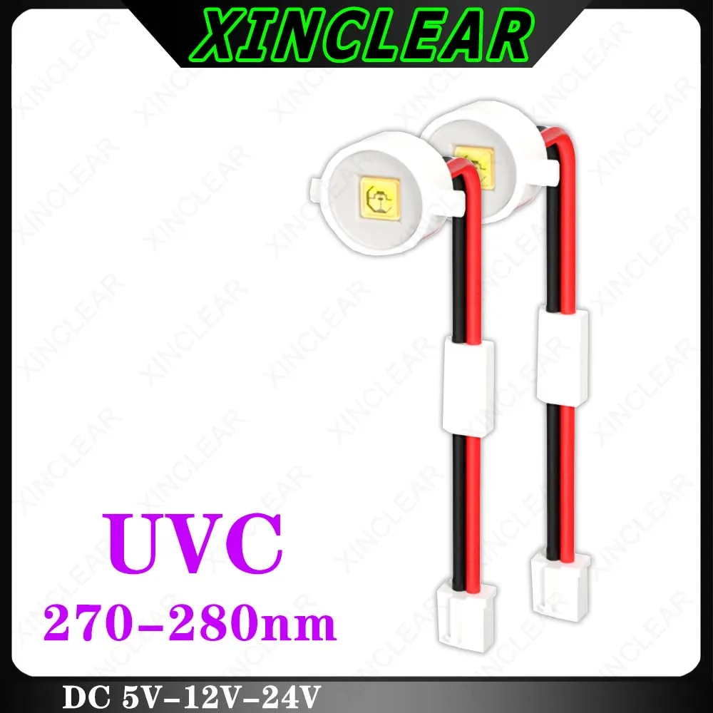 LED-Ultraviolet-Lamps-UVC-270-280nm-Sterilization-Module-DC5V-12-24V ...