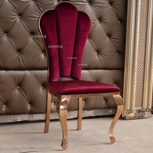 European Backrest Dining Chairs light Luxury Living Room Furniture ...