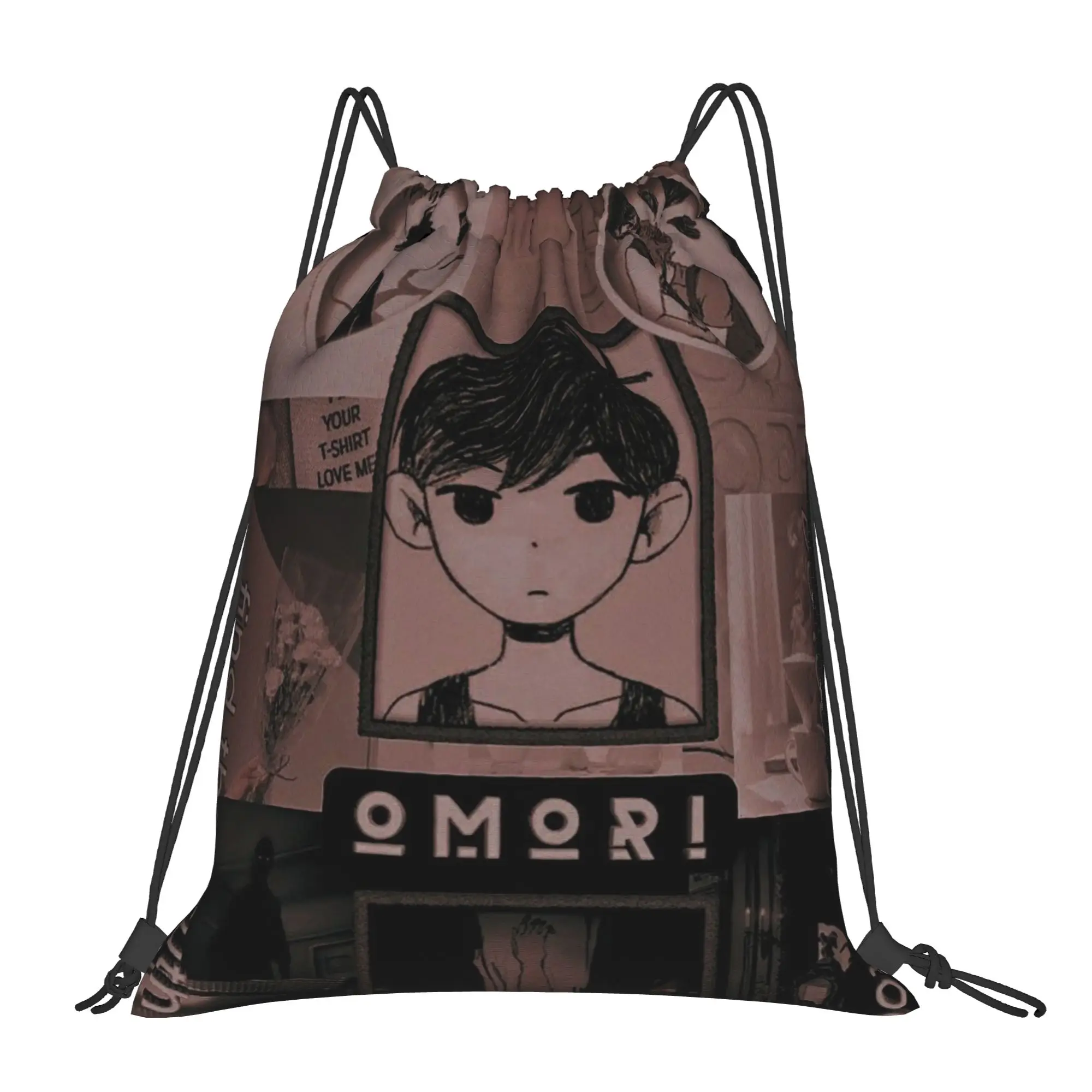 Omori Sunny Backpack Drawstring Soccer Bags Gym Bag Water Resistant ...
