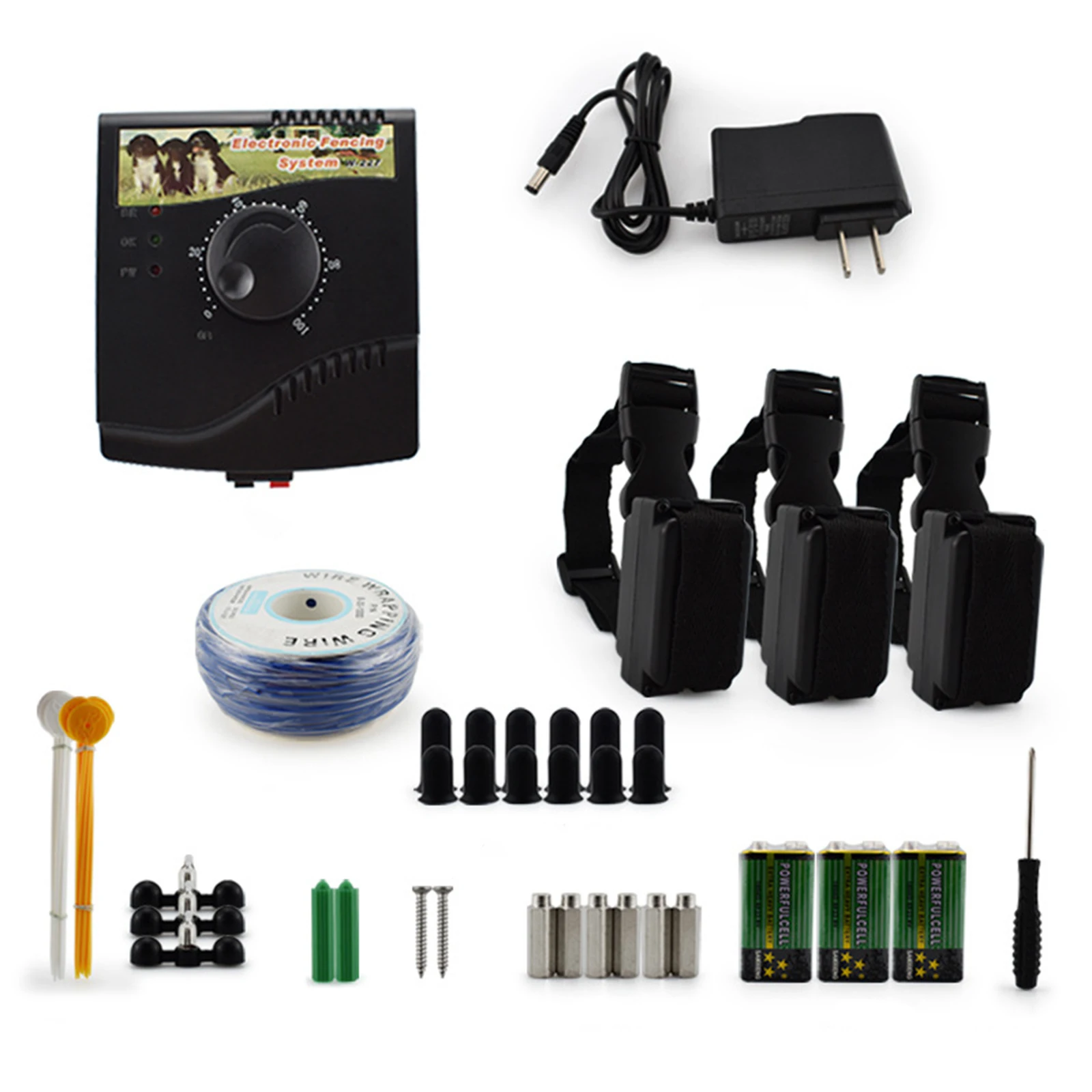 Pet-Dog-Electric-Fence-System-Rechargeable-Waterproof-Pet-Wired-Fencing ...