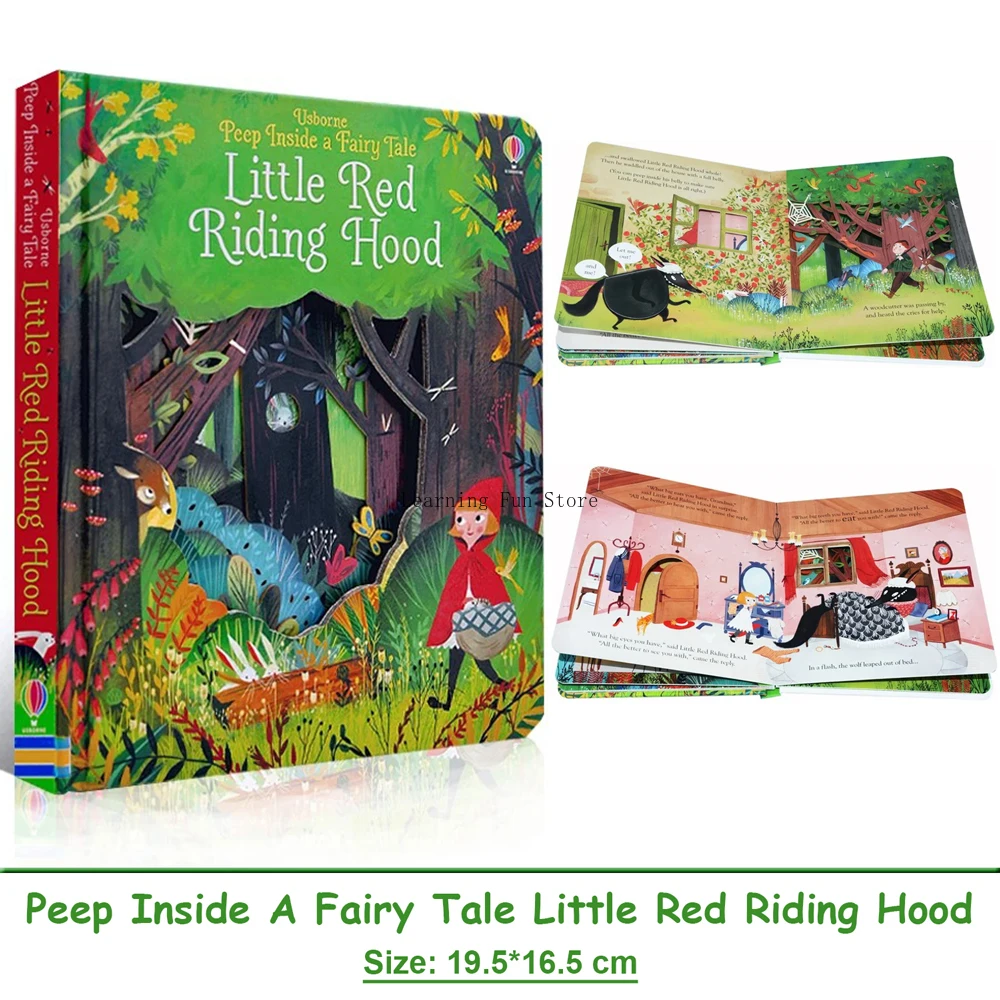 Usborne Peep Inside A Fairy Tale Peep Little Red Riding Hood ...