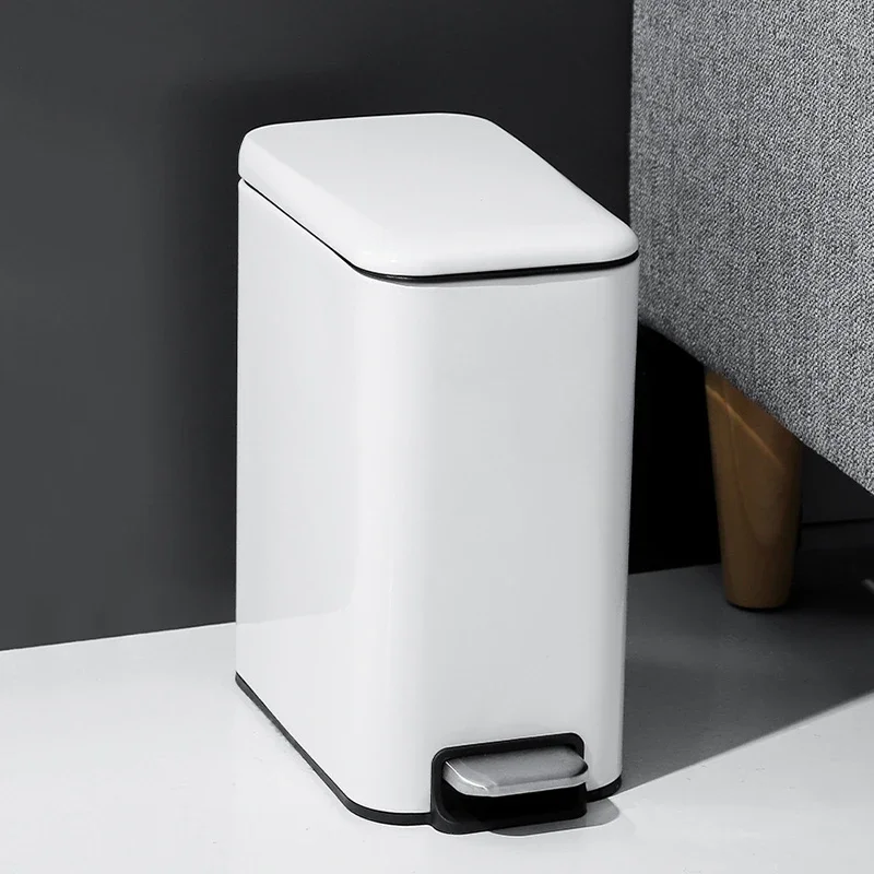 New-5L-Stainless-Steel-Step-Trash-Can-with-Silent-Gentle-Lid-for ...