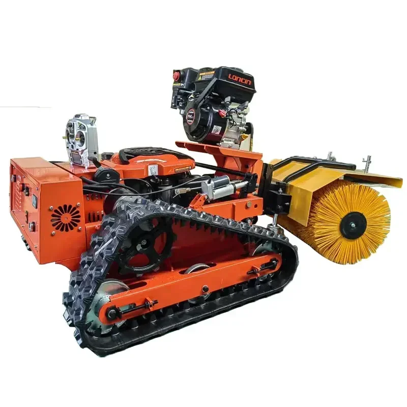 Lawn Mower Snow Plow Remote Controlled Snow Remover Robot Snow Sweeper ...