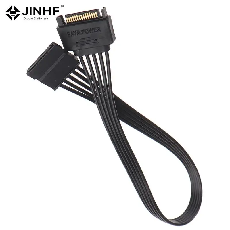 30cm-SATA-15Pin-Male-To-Female-Power-Extension-Cable-HDD-SSD-Power ...