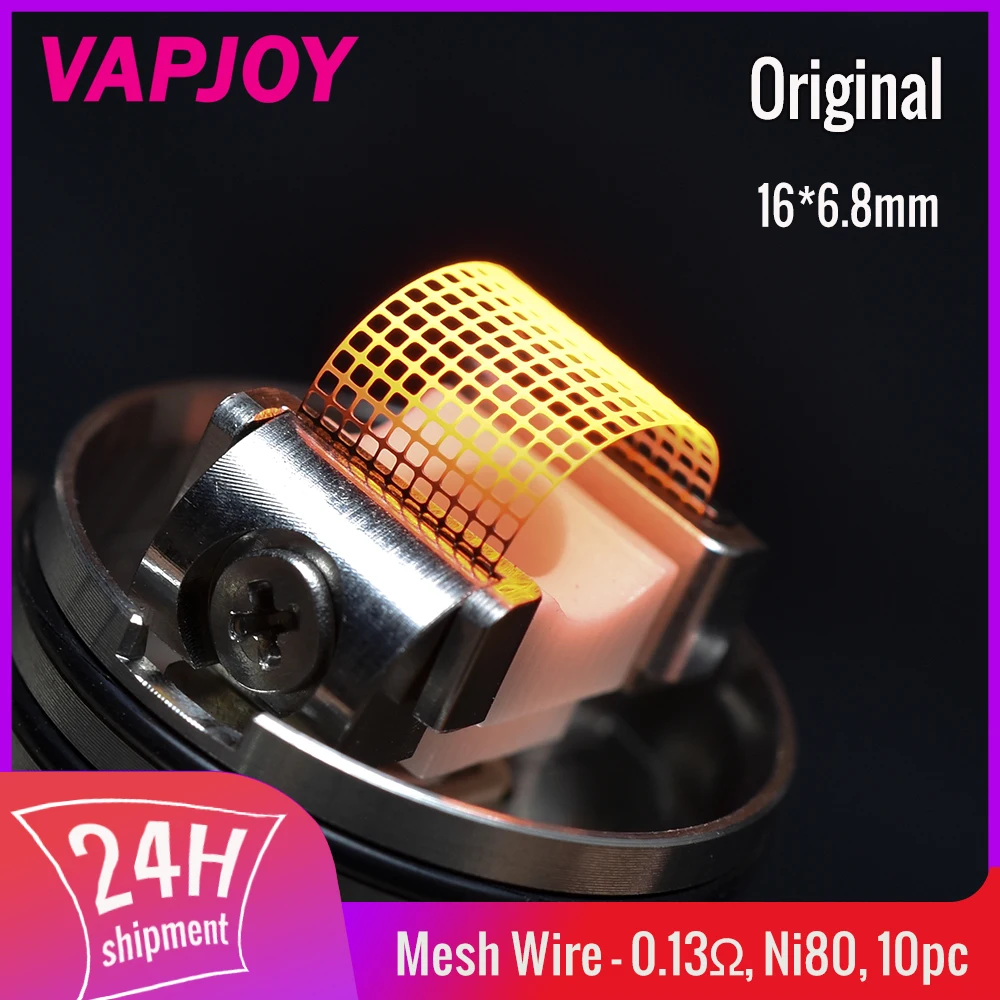 Resistencia de alambre de malla, bobina de calor Ni80 de 0,13 ohm, 16x6 ...