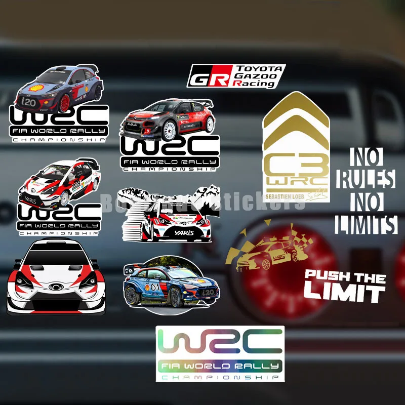 Autocollants-cr-atifs-d-coup-s-WRC-Race-I20-C3-d-calcomanies-en-vinyle ...