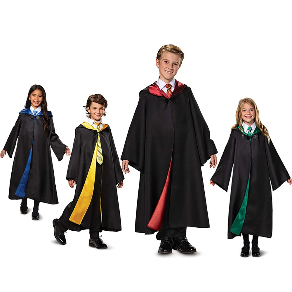 Magic Robe Witch Wizard Costume Clothes Hoodie Hermione Ron Weasley ...