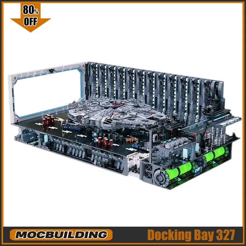 23307PCS-Docking-Bay-327-Model-MOC-Building-Blocks-UCS-Space-Collection ...