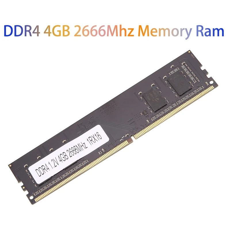 JFBL memoria Ram DDR4 para ordenador de escritorio, 4GB, 2666Mhz, PC4 21300, 288Pin, 1RX16, 1,2 ...