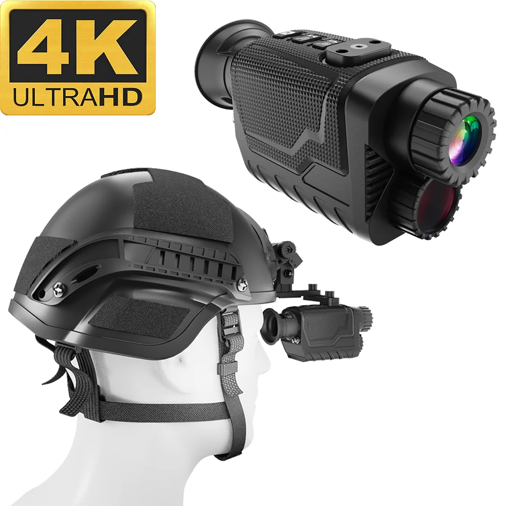 New-Head-mounted-Monocular-NV8260-4K-HD-Night-Vision-Camera-Takes ...