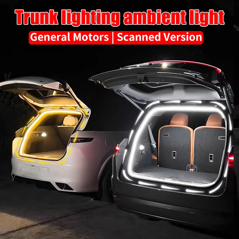 LED Car Trunk Lighting Strip Flexible Dynamic Flowing Strip Waterproof ...