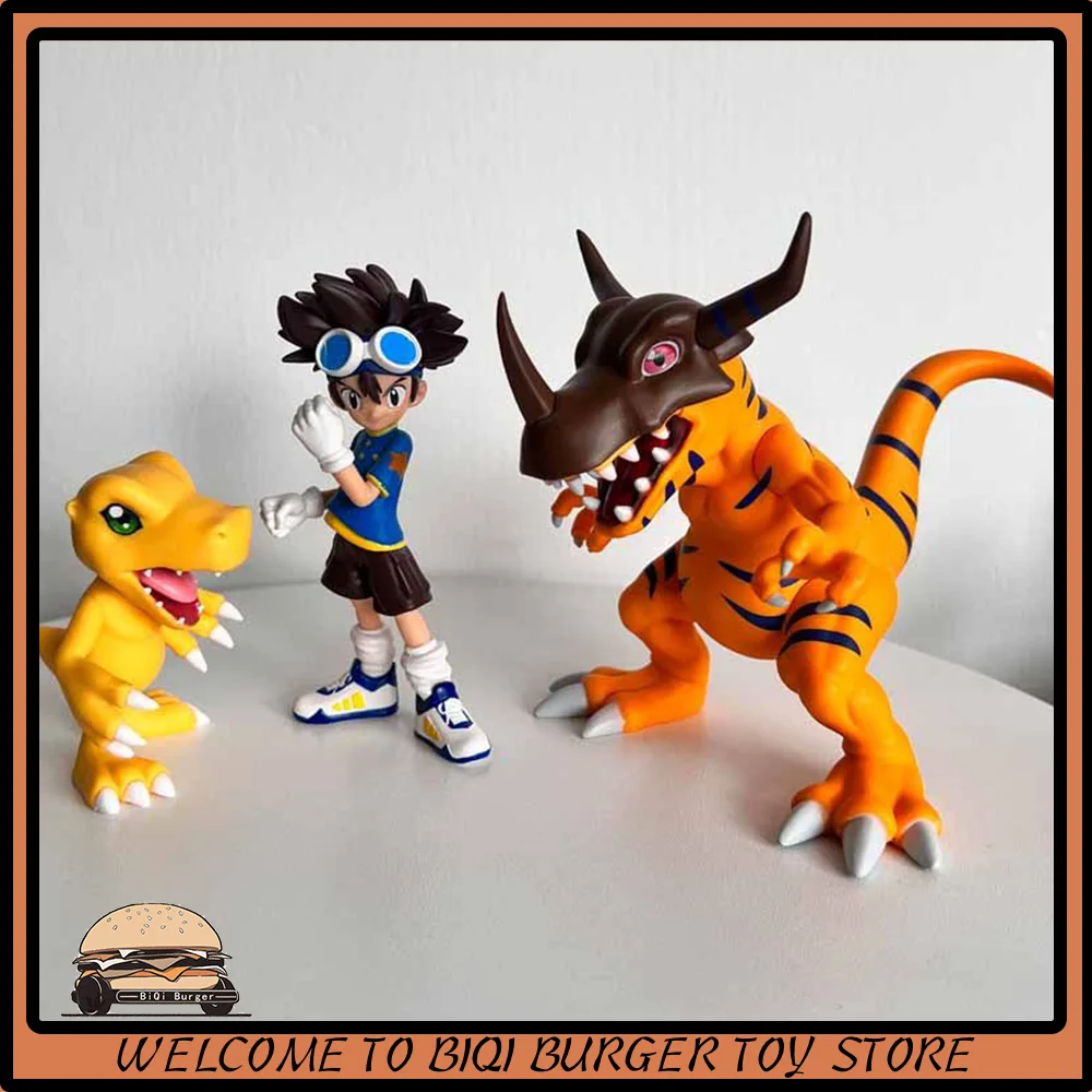 Digimon-Anime-Figures-Gk-Greymon-Agumon-Figurine-Cute-Gabumon-Pvc ...