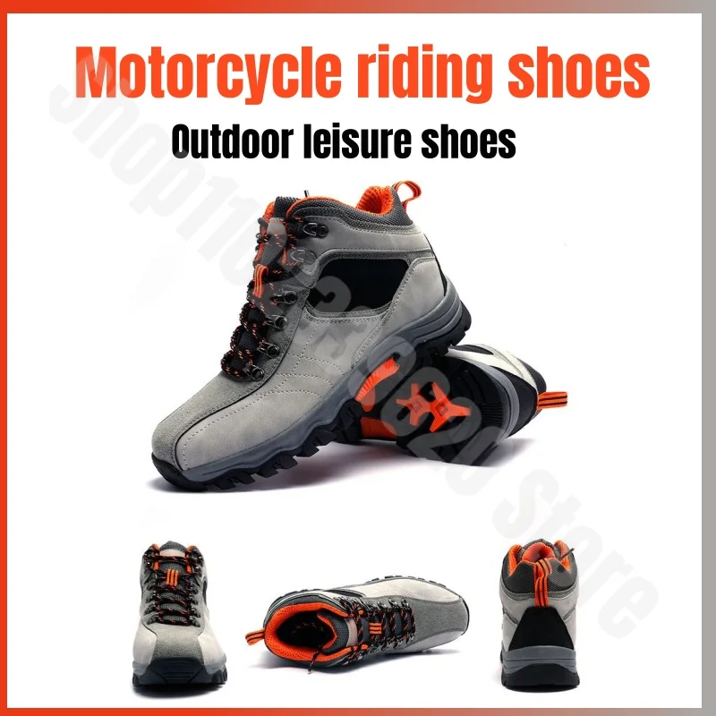 Motorcycle-Riding-Shoes-Road-Riding-Boots-Anti-Drop-Breathable-and ...