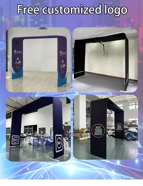 360 Photo Booth Overhead 360 Photo Booth With Ring Fill Light for ...