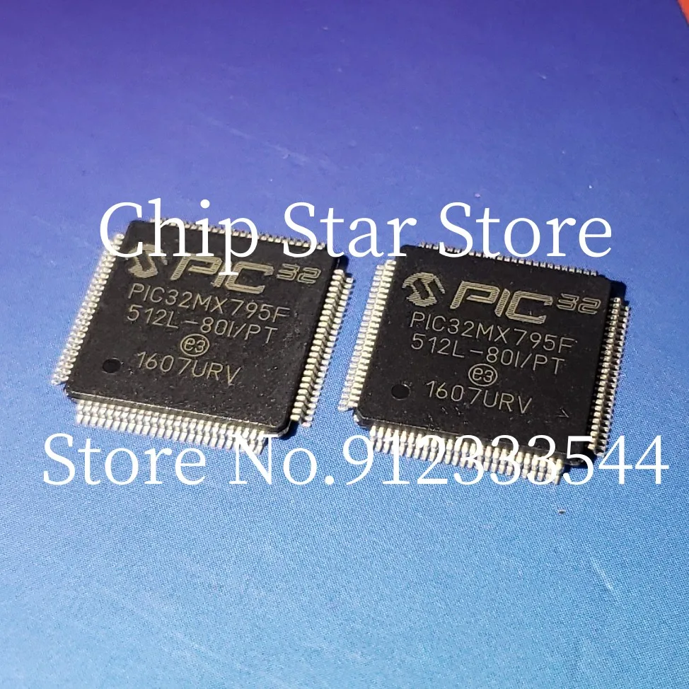 2-10pcs-PIC32MX795F512L-80I-PT-PIC32MX795F512L-TQFP100-32Bit ...