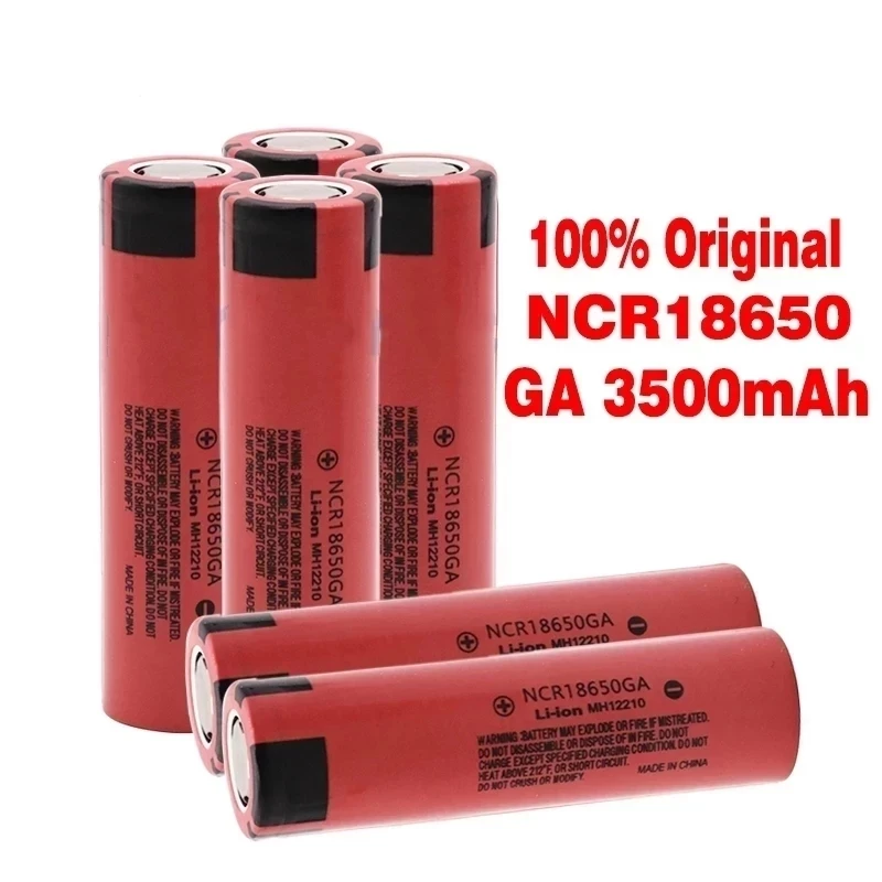 2022-100-NEW-18650-Battery-NCR18650GA-30A-Discharge-3-7V-3500mAh-18650-Rechargeable-Battery-for ...