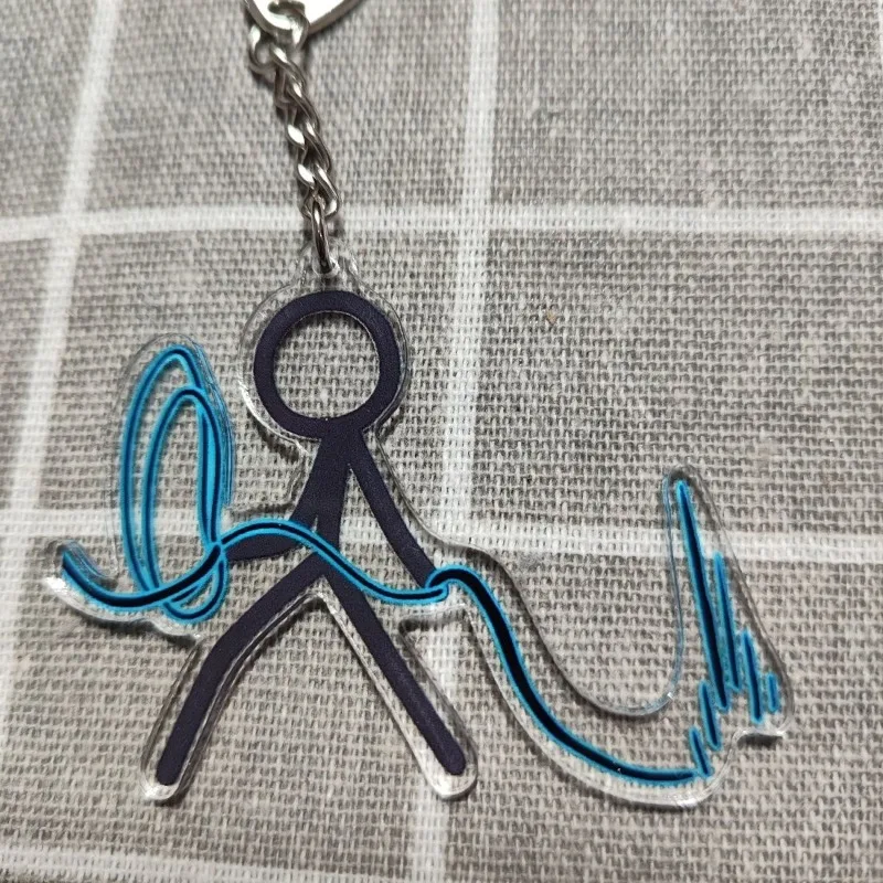 Alan Becker Matchstick Man Vs Victim Acrylic Keychain Gift Animation ...