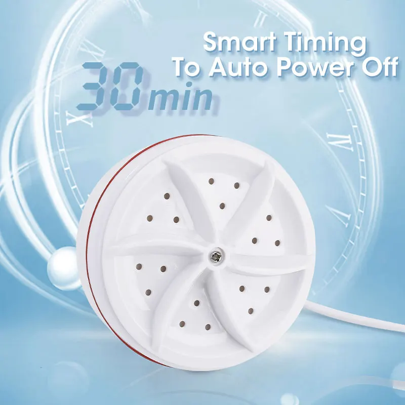 USB Rotating Turbine Mini Travel Washing Machine | EttaGadgets