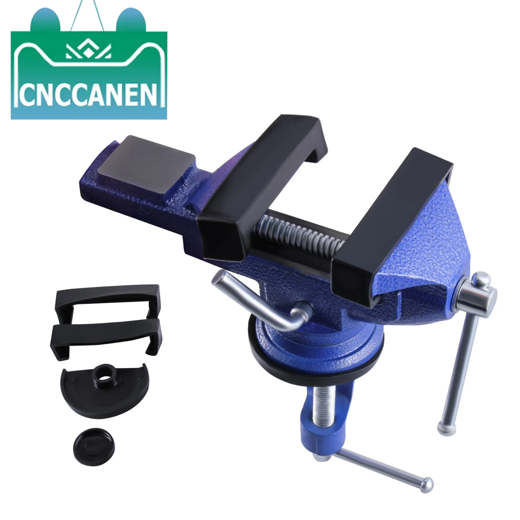 70mm/80mm Bench Vise Universal Table Vice 360 Degree Clamp Fixture Dual ...
