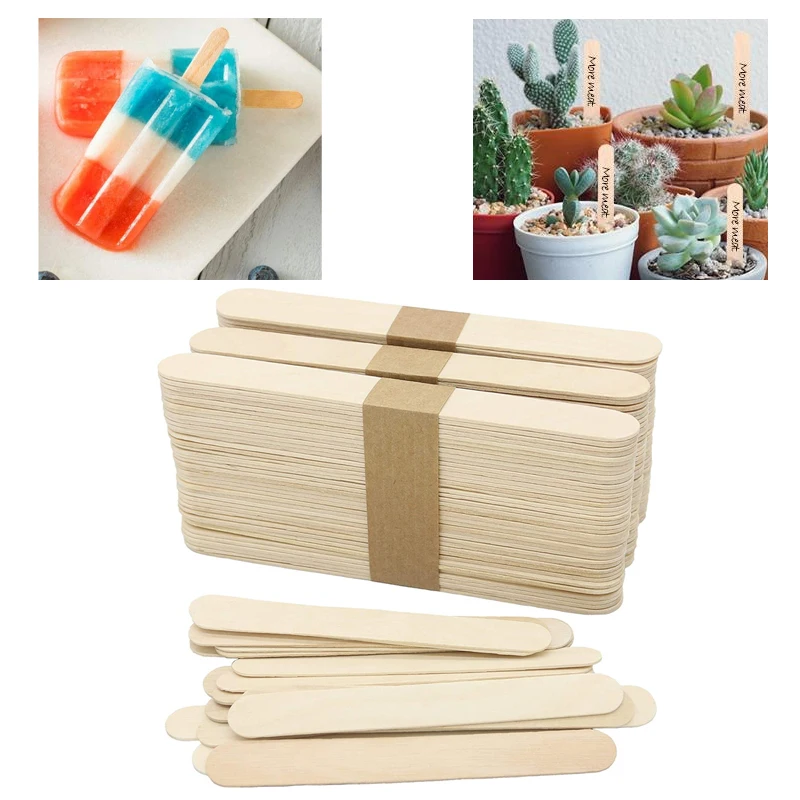 Wood-Craft-Sticks-Ice-Cream-Sticks-Popsicle-Sticks-Ideal-for-Building ...