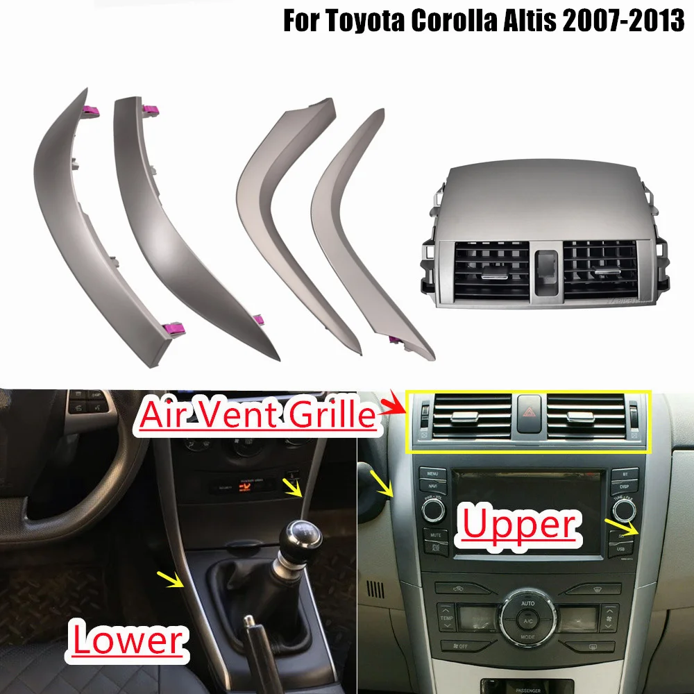 Center Dash A/C Air Conditioner Central Air Outlet Panel Grill Cover ...