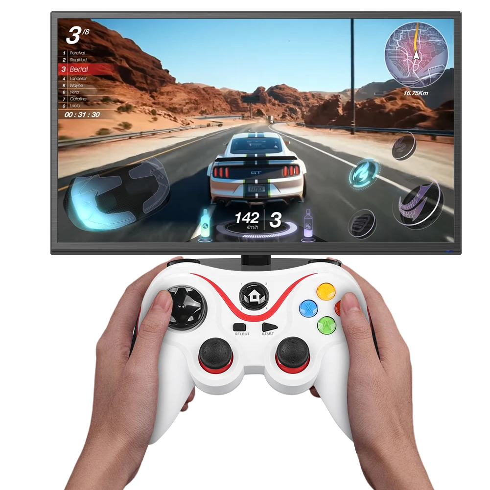V8-2-4G-Wireless-Game-Controller-Gamepad-Joystick-BT-Gaming-Joystick ...