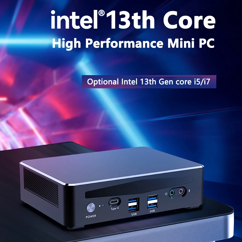 【Super Deal】13th Gen Intel Core i7 1360P i5 1340P Mini PC Thunderbolt 4 ...