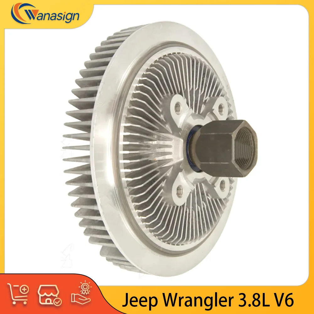 AUTO ENGINE PARTS Radiator Cooling Fan Clutch for Jeep Wrangler 3.8 L ...